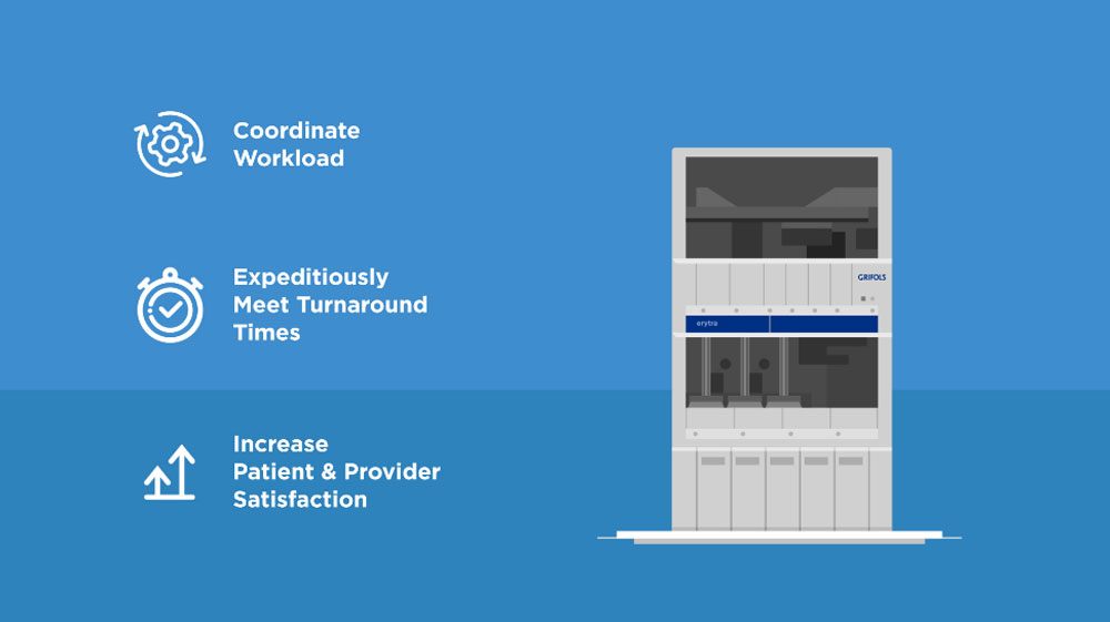 Grifols Erytra: Implementation of a New Blood Bank Automated System at ...